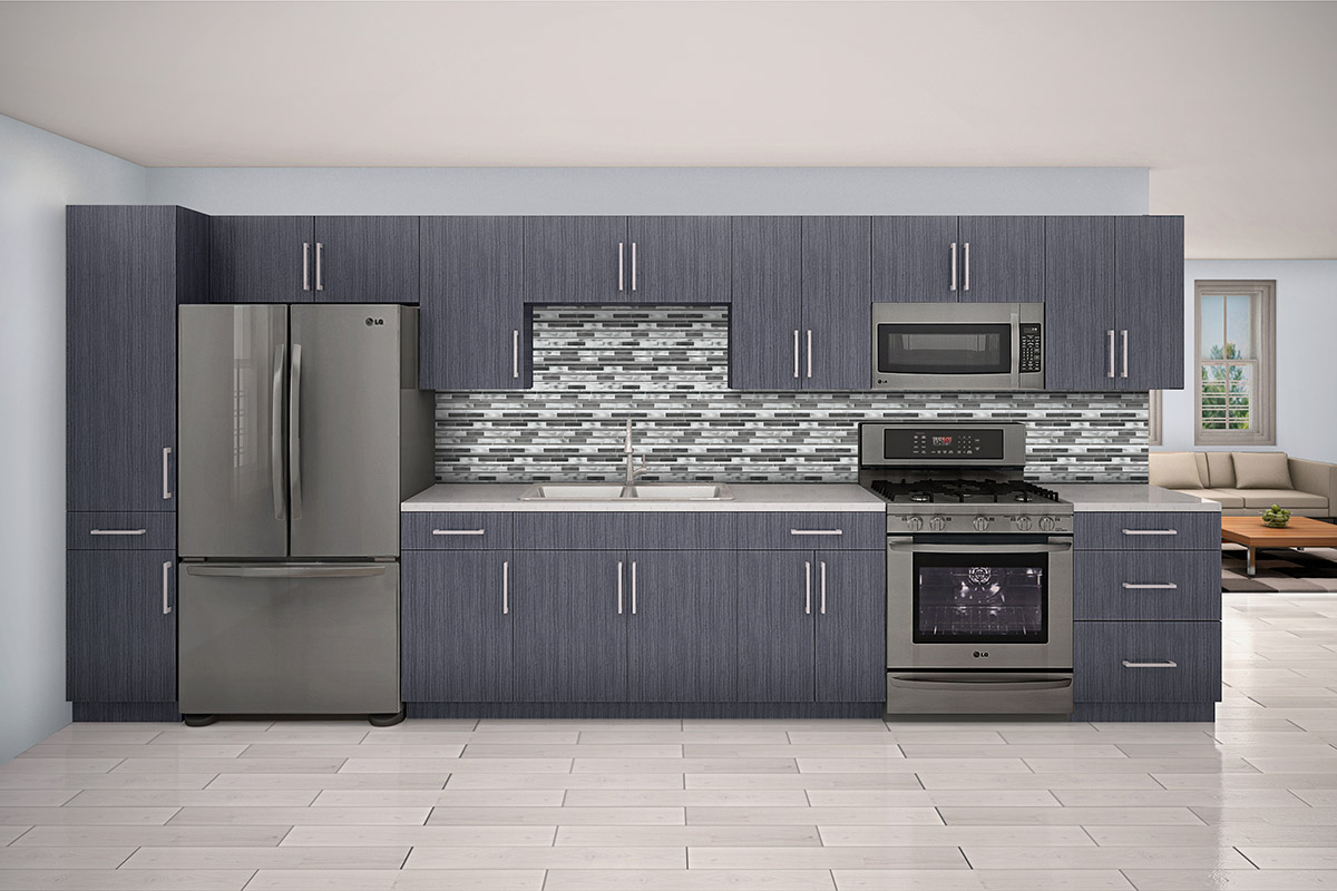 Yaletown Graphite Kitchen Cabinets | RTA Cabinet Store