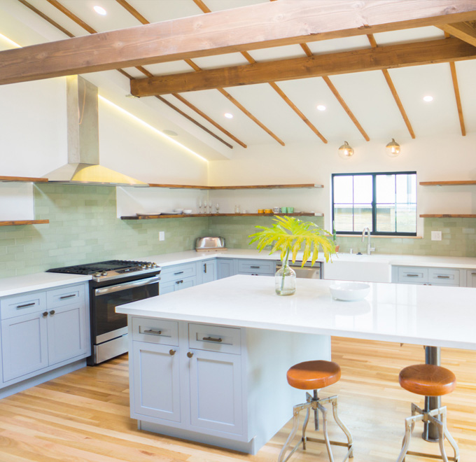 Light Grey Inset Kitchen Cabinets | RTA Cabinet Store