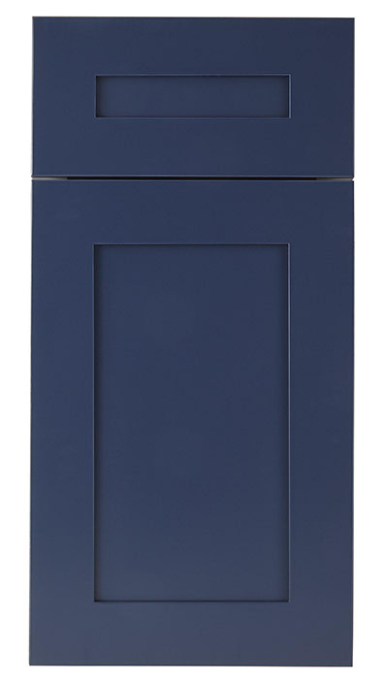 Navy Blue Shaker Frameless Kitchen Cabinets | RTA Cabinet Store